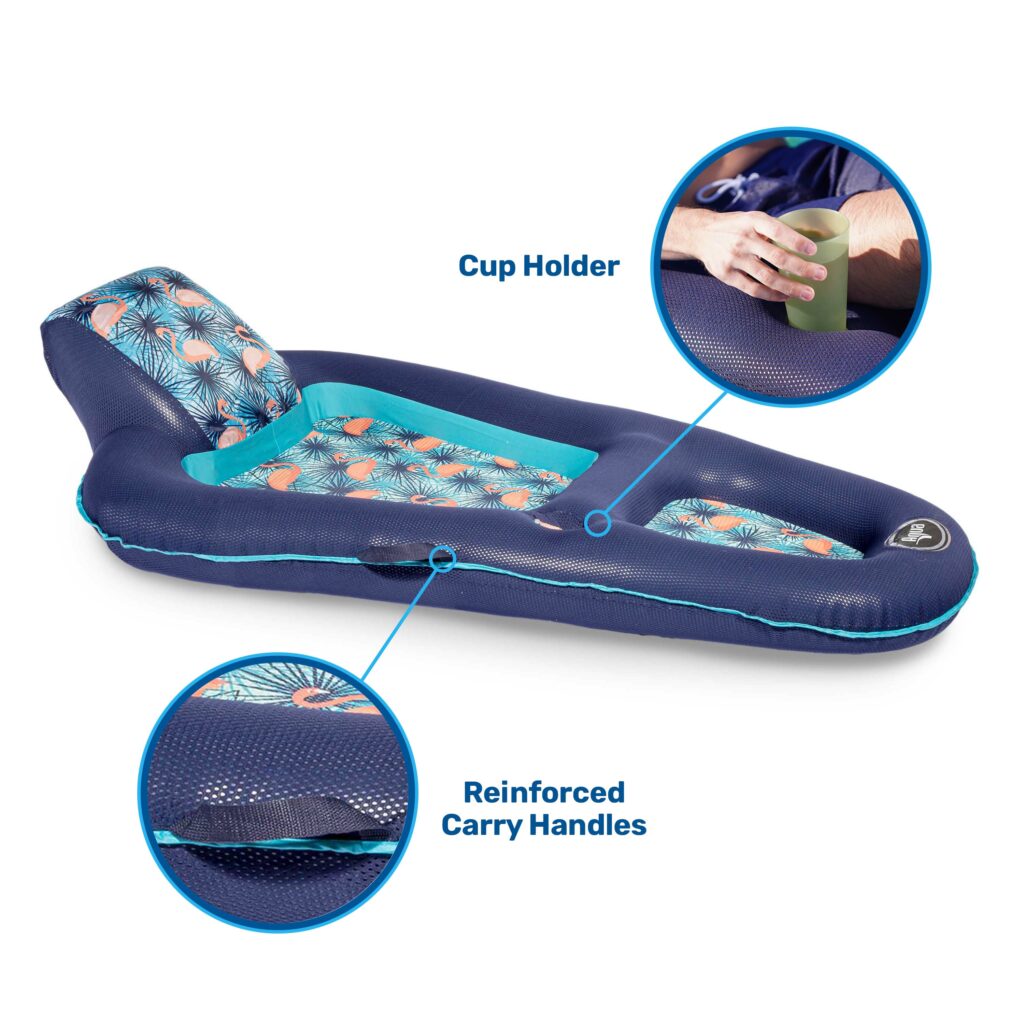 Aqua-Leisure Luxury Lounger | Reclining Pool Float