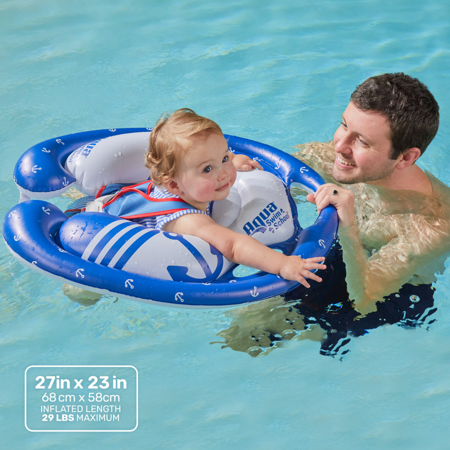 2 -in-1 Infant and Toddler Swim Float | Aqua Leisure